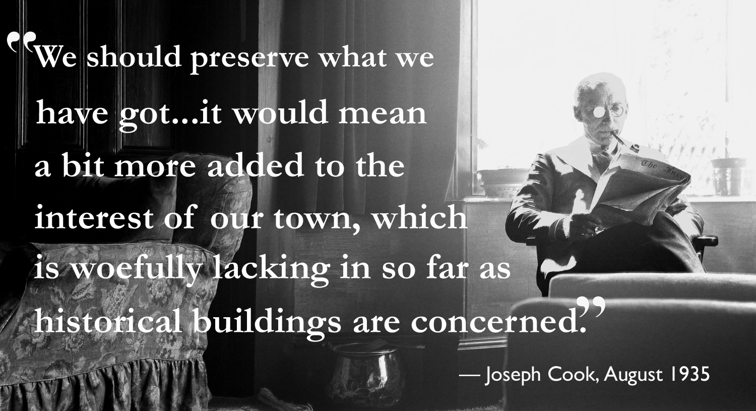 A final word from Joseph Cook | The Joseph Cook Collection of Old Inverness